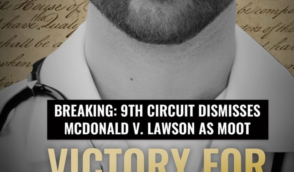 Medical Censorship Lawsuit McDonald vs Lawson: Victory
